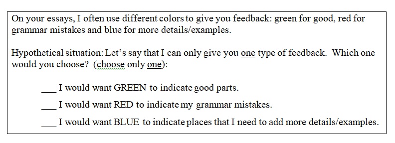 Common Teacher Myth: Students Don’t Like to See Red Marks on Their ...