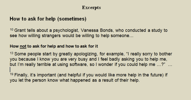 5th Free ESL Reading Unit. Why It’s Hard to Ask People to Help You ...