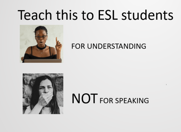 DON’T Teach This as an ESL Speaking Skill | Common Sense Teaching ESL